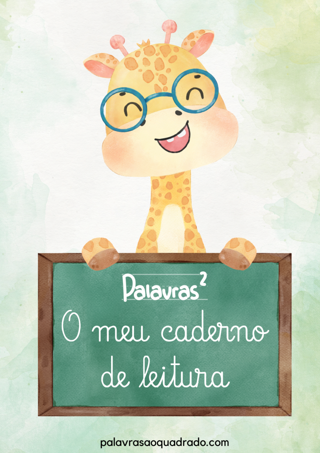 O meu caderno de leitura - Loja Palavras ao Quadrado